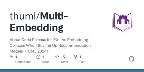 Multi Embeddingmainpy At Main · Thumlmulti Embedding · Github