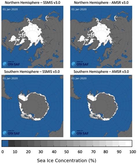 Sea Ice Concentration Daily Gridded Data From 1978 To Present Derived From Satellite Observations
