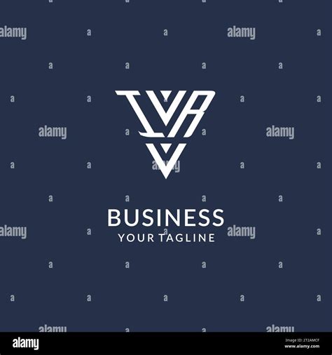 Ir Triangle Monogram Logo Design Ideas Creative Initial Letter Logo