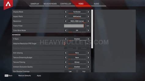 Chappie Apex Legends Settings With Keybinds And Complete Gear