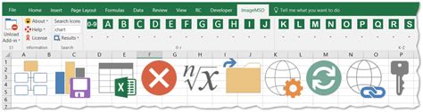 Excel Icons Image Gallery For Custom Ribbon Controls