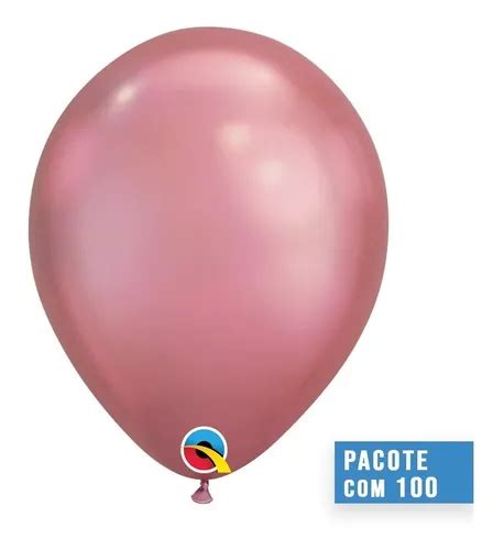 Balão De Látex Malva Chrome 11 Polegadas Pc 100un Qualatex Parcelamento Sem Juros