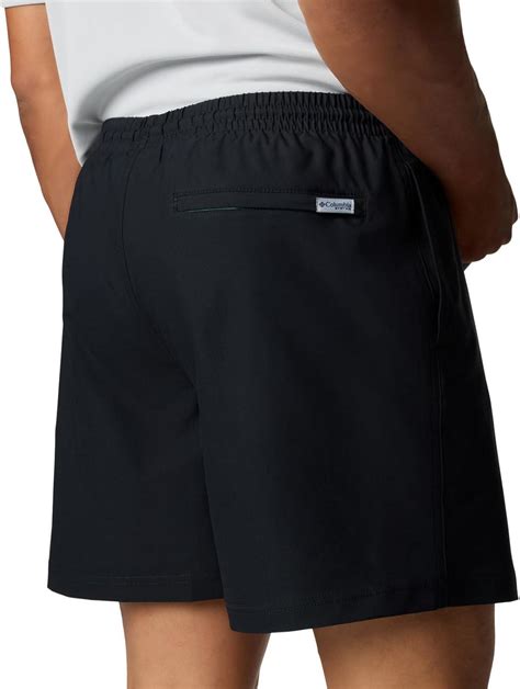 Columbia Mens Pfg Rambler Lined Shortblackgulf Stream Columbia