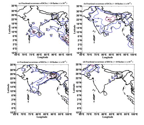 4 Spatial Variation Of Fractional Occurrence Of Dcss With Flash