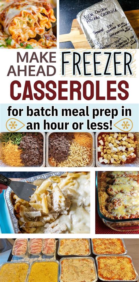 Best Make Ahead Casseroles To Freeze Plus Freezer Meal Prep Shortcuts I Ve Learned Artofit