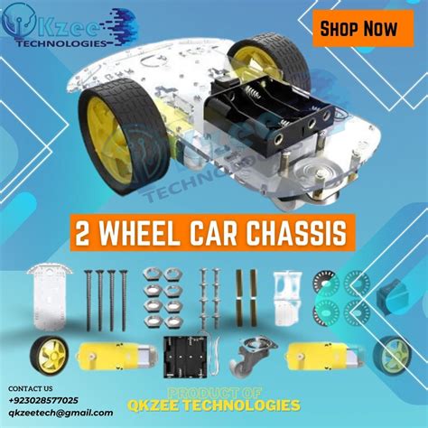 2 Wheel Smart Robot Car Chassis Kit In Best Price Lahore