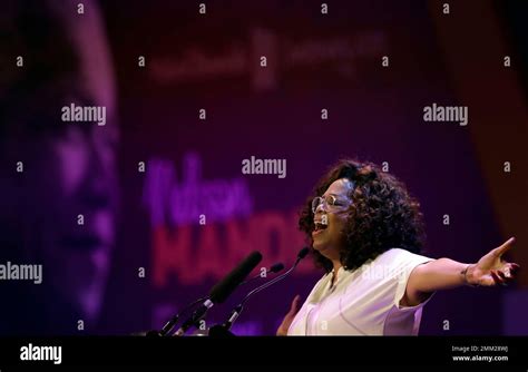 Oprah Winfrey Gives Her Speech After Paying Tribute To Nelson Mandela And Promoting Gender