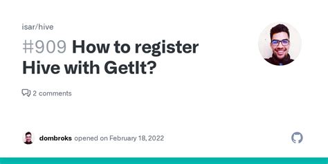 how to register hive with getit · issue 909 · isar hive · github