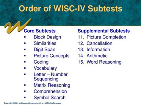 Ppt Wisc Iv The Kit Powerpoint Presentation Id5762481