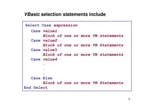 Ppt Visual Basic Loop Statements Overview Powerpoint Presentation