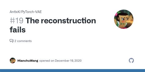 The Reconstruction Fails Issue AntixK PyTorch VAE GitHub