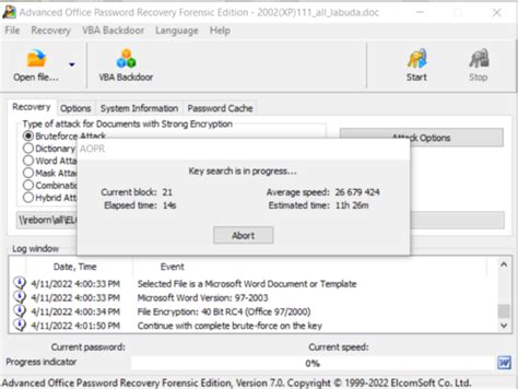 Decrypting Password Protected Doc And Xls Files In Minutes Elcomsoft Blog