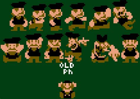 Smb1 Peppino Sprite Sheet Small By Sp0ngeyb0i On Deviantart