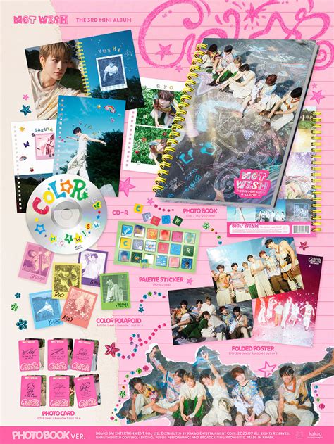 Nct Wish Color Photobook Ver 3rd Mini Album Tokki Shop