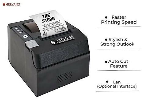 89cu 80mm Inkless Thermal Billing Printer With Autocutter Usb