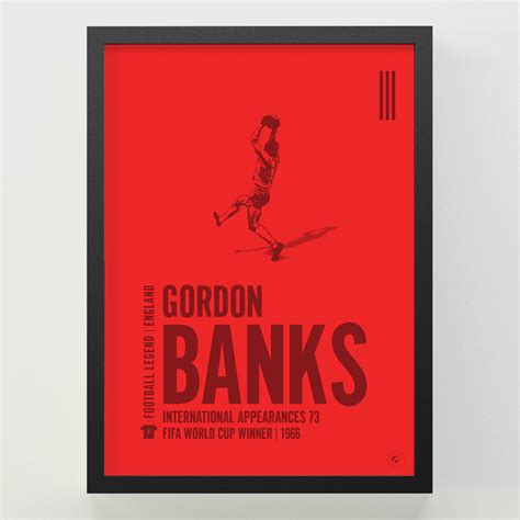 Buy Gordon Banks Posters Online English Football Legend Posters