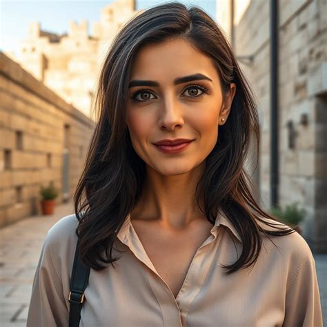 Realistic Portrait Of An Ashkenazi Jewish Woman