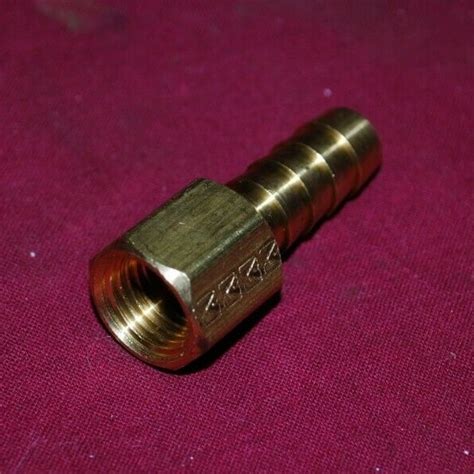 516 Inch Id Hose Barb X 38 Female Brass Pipe Fitting Npt Thread Water