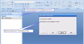 Membuat Report Di Database Front End Ms Access Access Terapan