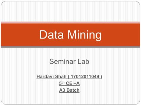 Fundamentals Of Data Science Introductionpptx