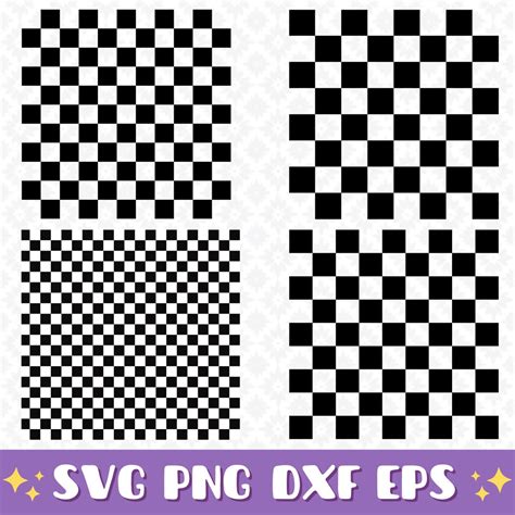 Checkered Pattern SVG BUNDLE Checkered Pattern Clipart Checkered Pattern Svg File For Cricut