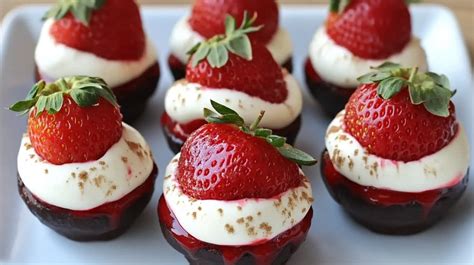 Cheesecake Deviled Strawberries Recipe