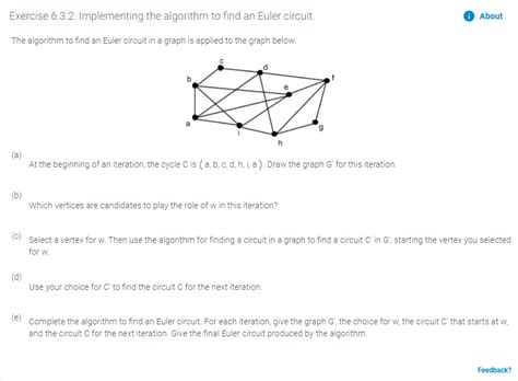 Exercise 632 Implementing The Algorithm To Find An