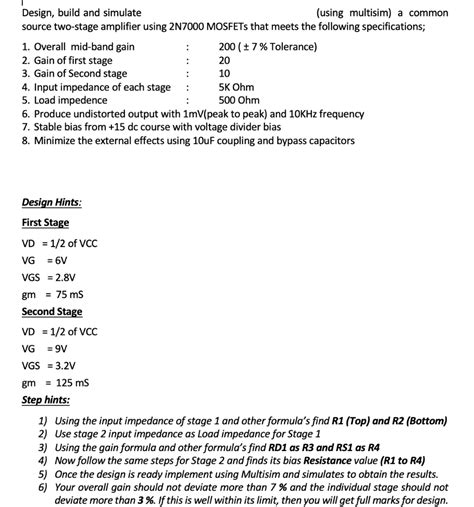 Design Build And Simulate Using Multisim A Common Chegg Com