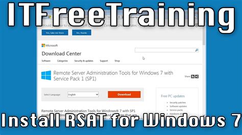 Installing Remote Server Administration Tools On Windows