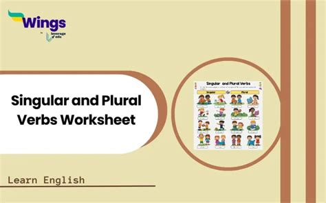 Singular And Plural Verbs Worksheet With Answers Download Free Pdf