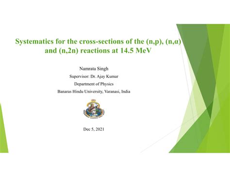 Pdf Systematics For The Cross Sections Of The Np Nα And N2n Reactions At 145 Mev