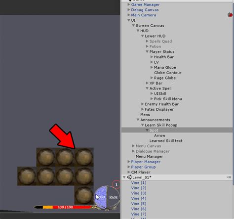 Setting Position Through Scripts Between Ui Elements Of Different Hierarchies Unity Engine
