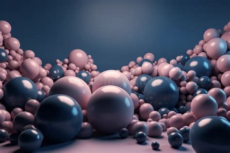 Abstract 3d Geometric Shapes Background Trendy Dynamic Volumetric