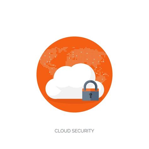 Premium Vector Vector Illustration Flat Cloud Computing Background