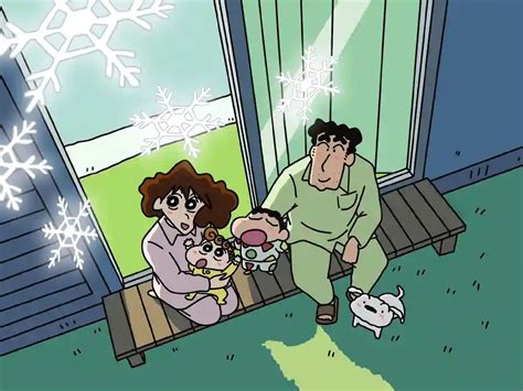 8k蜡笔小新壁纸｜黄昏路灯背景图片 遛小白「哲风壁纸」