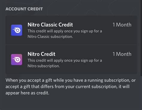 I was gifted a nitro subscription while having one and my subscription ...