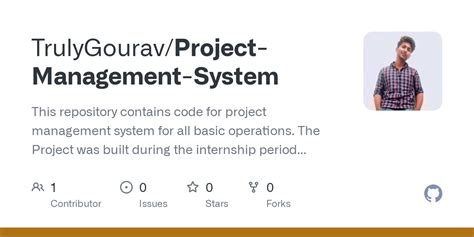 Github Trulygouravproject Management System This Repository
