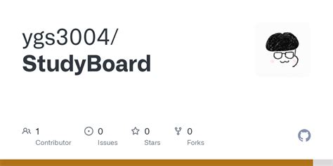 GitHub Ygs3004 StudyBoard