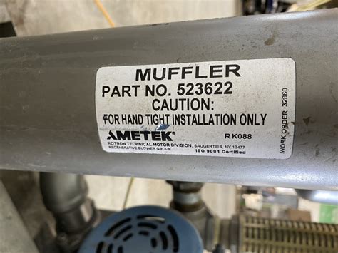 Used Sold Ametek Rotron Regenerative Blower At Steep Hill Equipment Solutions