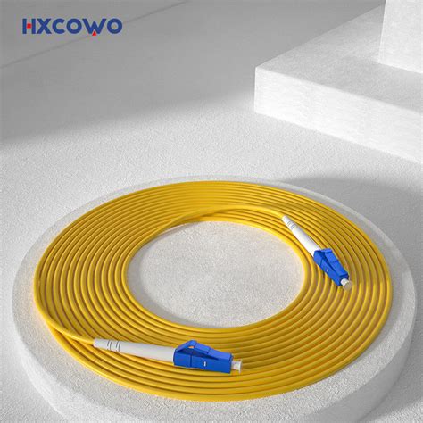 Hxcowo Ftth Simplex Armored Fiber Optic Patch Cable Lc Apc Upc G652d