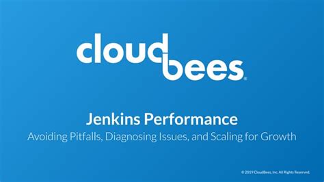 Jenkins Performance Avoiding Pitfalls Diagnosing Issues And Scaling For Growth Ppt