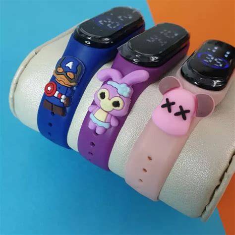 خرید و قیمت ساعت مچی ال ای دی بچه گانه عروسکی بسیار زیبا Led از غرفه ایران ساعت