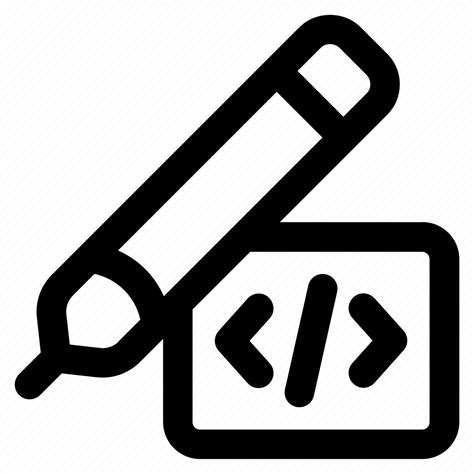 Edit Code Coding Pencil Development Icon Download On Iconfinder