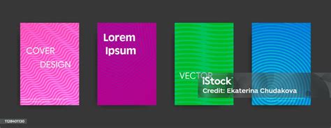 어두운 배경에 현대 추상 Paterns의 집합입니다 벡터 일러스트 전단지 브로셔 배너에 적합 가리기에 대한 스톡 벡터 아트 및 기타 이미지 Istock