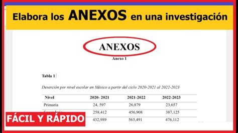 Ejemplos De Anexos En Una Monografía Que Puedes Utilizar