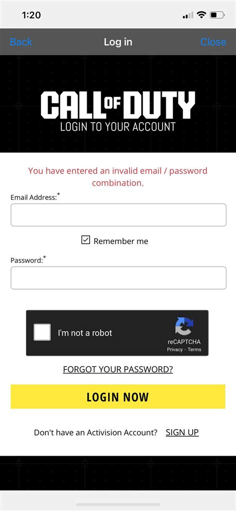 Is It A Server Issue I Have Logged It In My Android W Same Password And It Is Active R