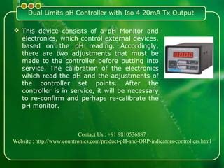 Ph Controller PPT Chemistry Science