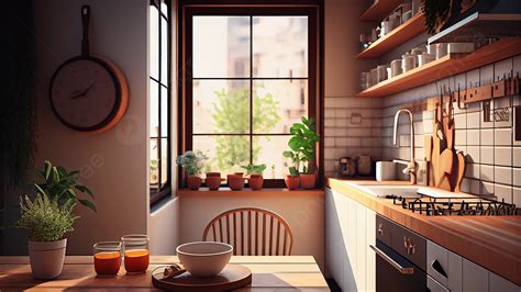 주방 식기 팬 배경 부엌 키친 주방 배경 일러스트 및 사진 무료 다운로드 Pngtree