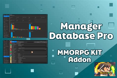 Manager Database Pro Mmorpg Kit Addon Utilities Tools Unity Asset