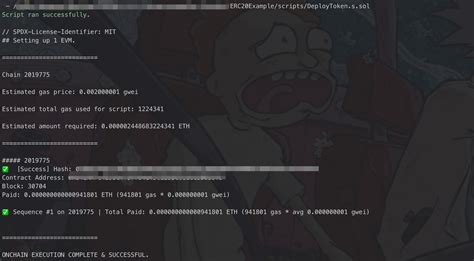 Create And Deploy Your First Token Jovay Docs